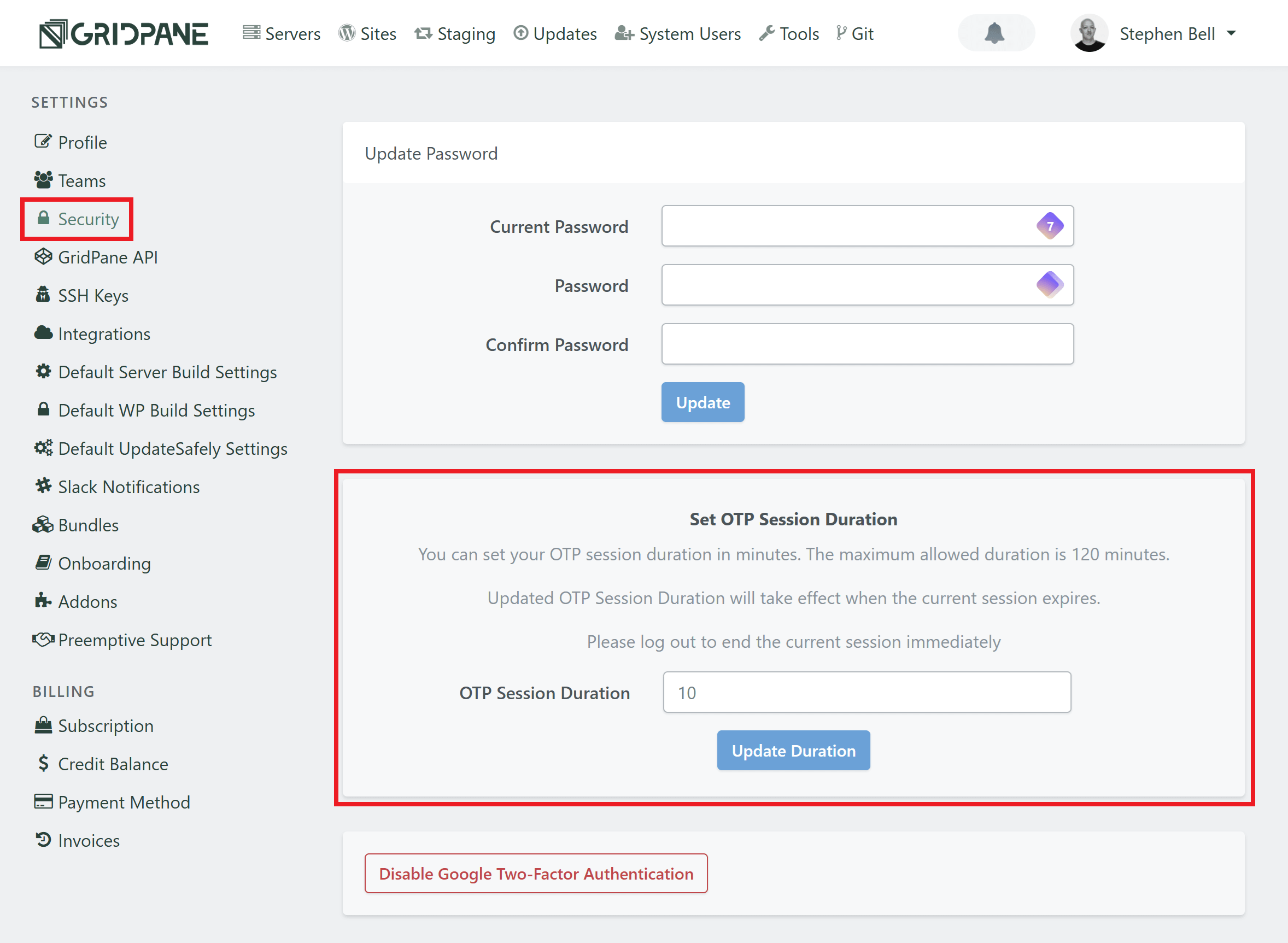 Keeping Your GridPane Account Secure | GridPane